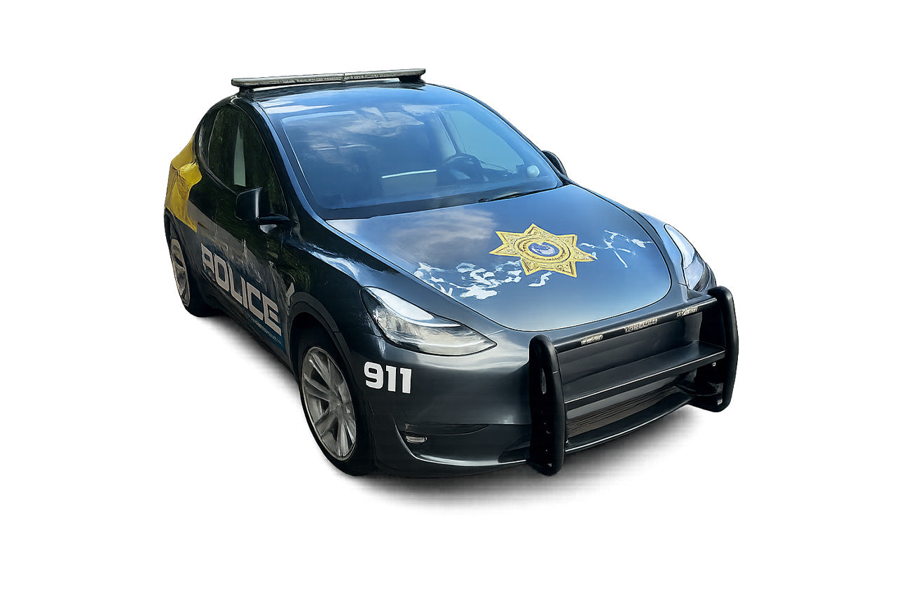 Setina Tesla Police Upfit Aluminum Push Bumper & Fender Guards for Tes ...